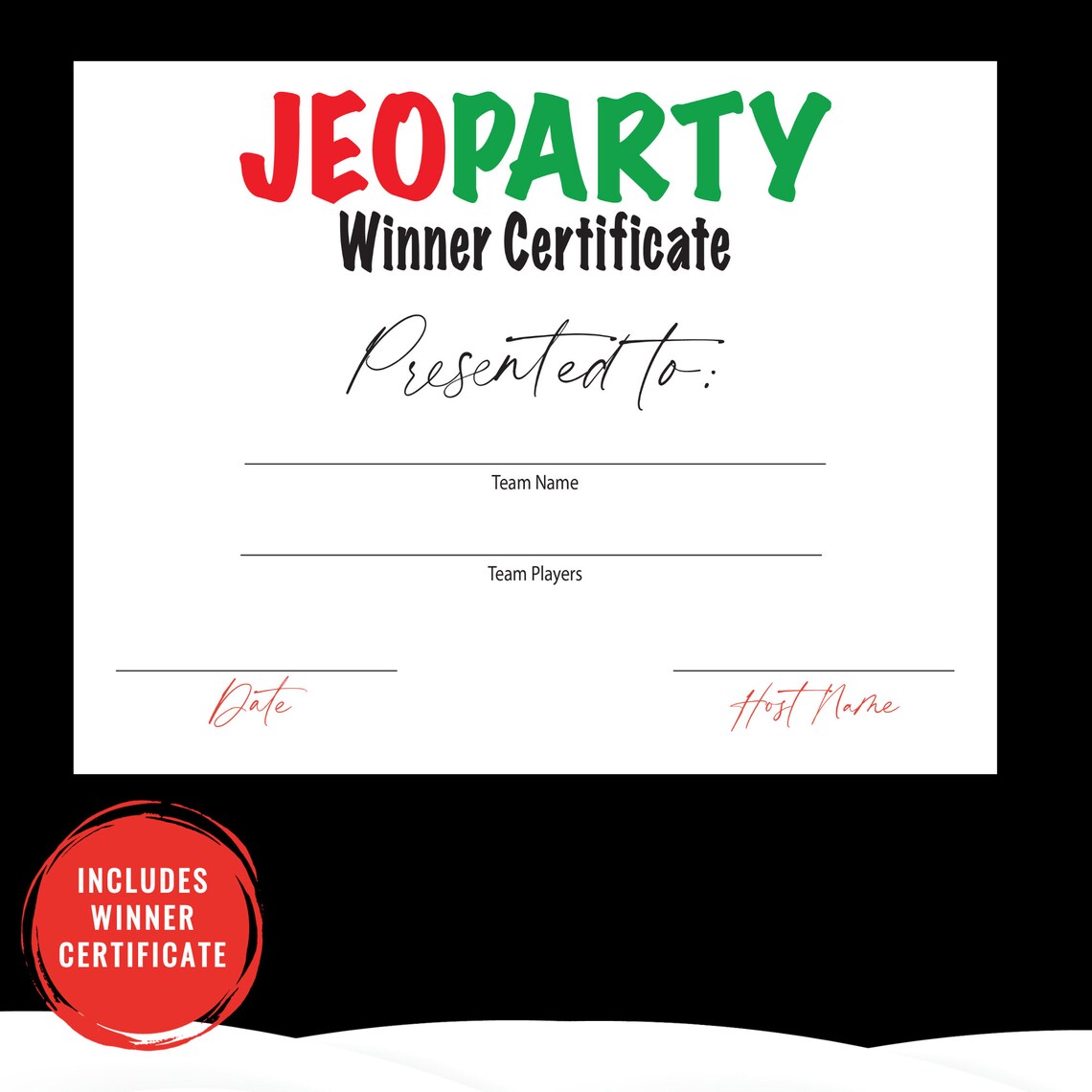 Christmas Jeopardy Game Office Party Christmas Game Family Christmas ...