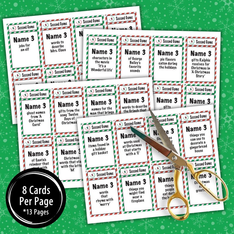 Christmas 5 Second Game | Office Party Christmas Game | Family ...