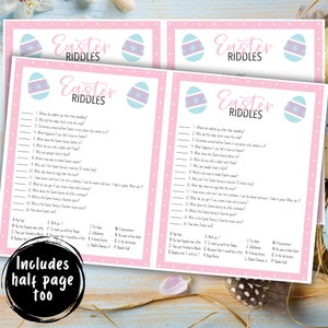 Easter Fun for Kids | Easter Riddle Game for Office Party | Easter Game ...