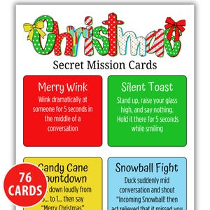 Christmas Game Bundle for All Ages | Minute to Win It Games | Friendly ...