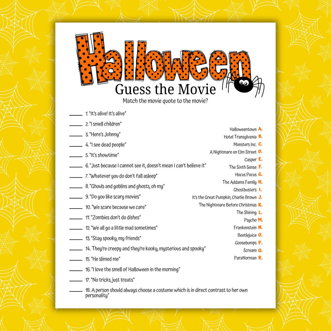 Printable Editable Halloween Game Bundle | Halloween Riddles | Guess ...