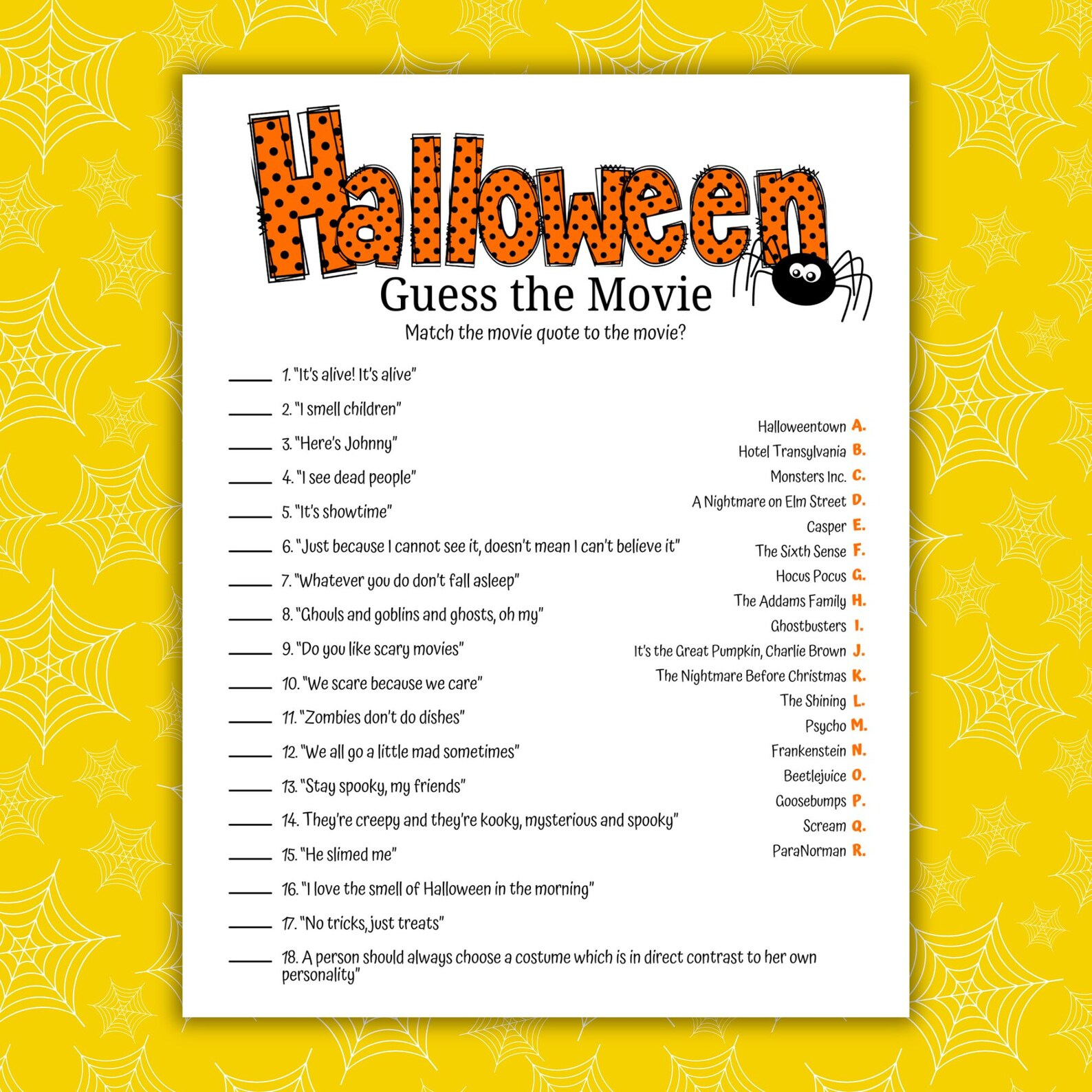 Printable Editable Halloween Game Bundle | Halloween Riddles | Guess ...