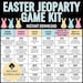 Easter Jeopardy Game | Easter Family Game | Printable Easter Party Game ...