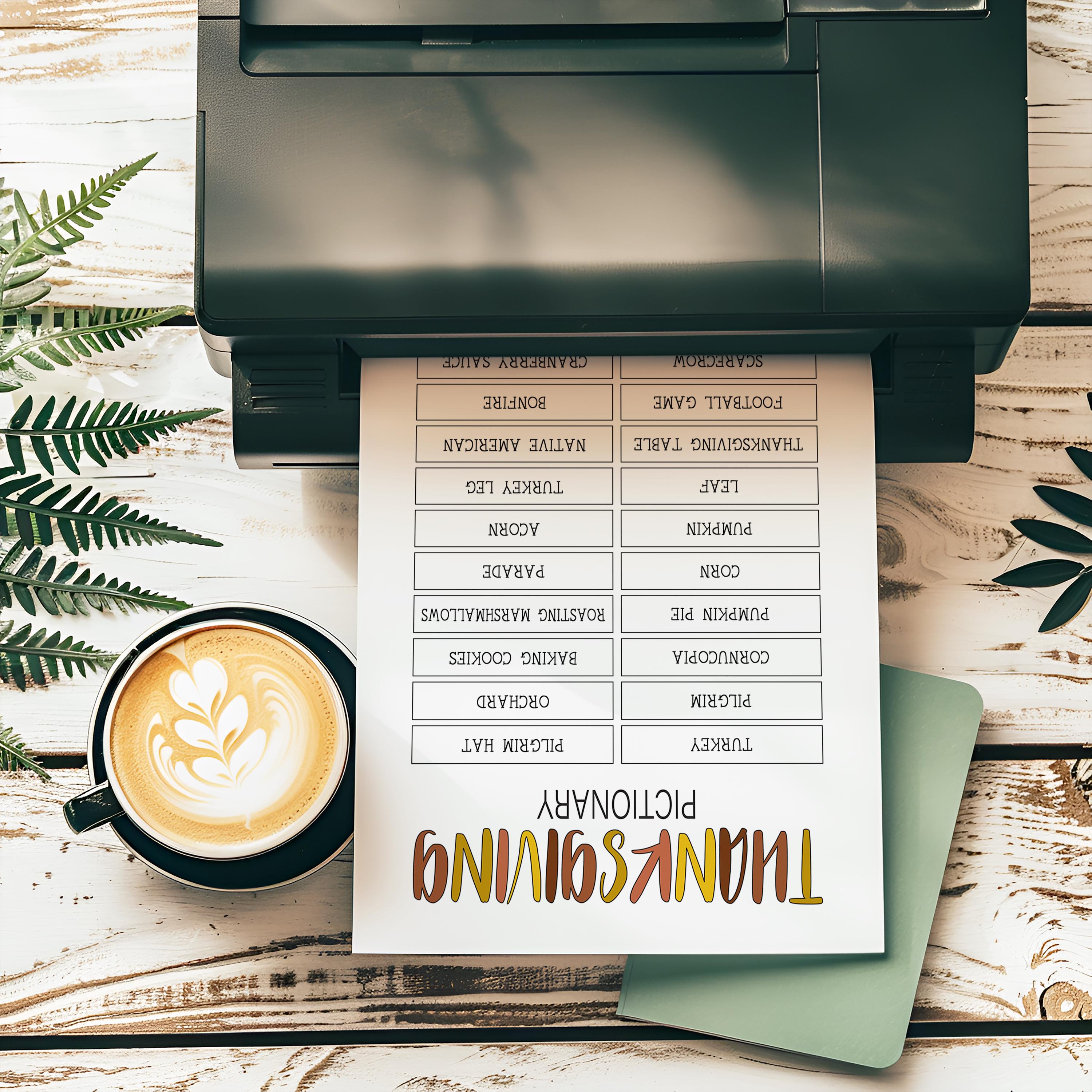 Thanksgiving Recipe Match Game | Thanksgiving Dish Ingredients Game ...