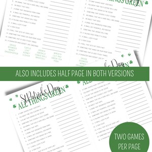 St Patricks Day Printable Games, All Things Green, Printable Kids Games ...
