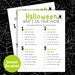 Spooky Halloween What's on Your Phone Game Halloween Office Party Game ...