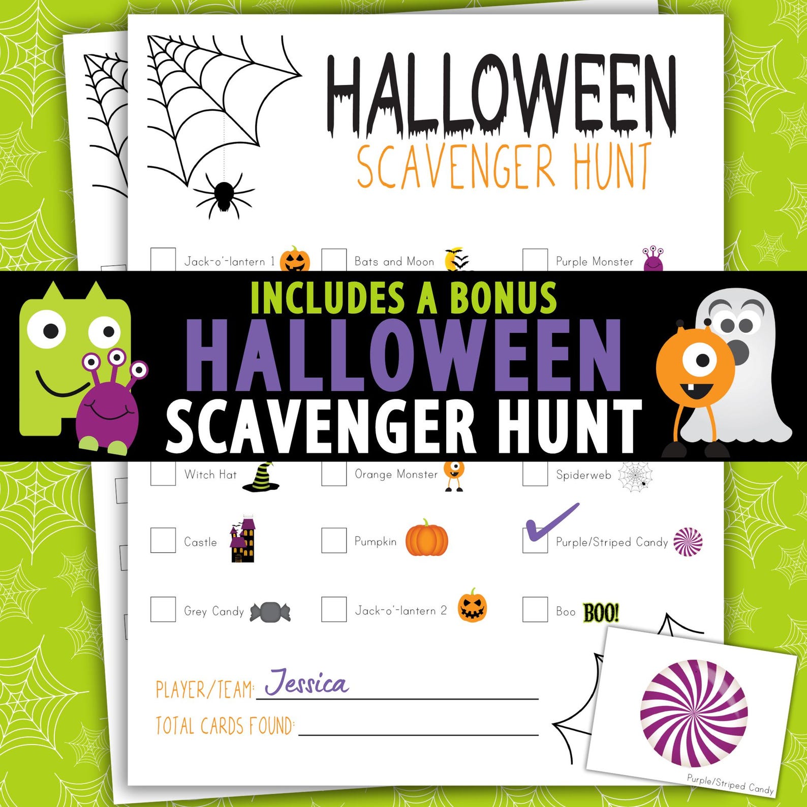 Spooky Halloween Trivia Game | Printable Halloween Party Game ...
