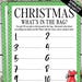 Christmas Whats in the Bag Game | Christmas Party Instant Download ...