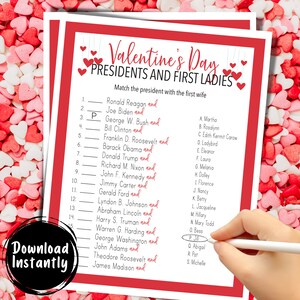 Valentines Day Scavenger Hunt Valentines Scavenger Hunt Valentines ...