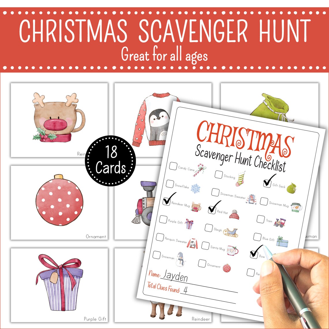 Chasse au trésor pour tous les âges, Chasse de Noël, Chasse au trésor ...