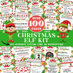 Printable Elf Notes and Activities | Christmas Elf Notes | Blank ...