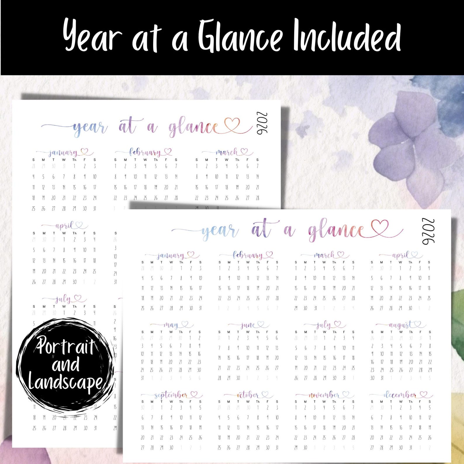 2026 Calendar | 2026 Calendar PDF | 2026 Editable Calendar | Calendar ...