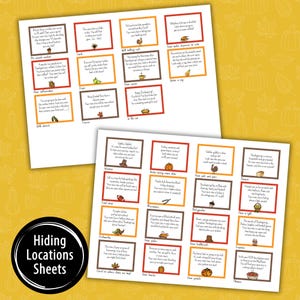 Indoor Thanksgiving Treasure Hunt | Kid Party Games | Thanksgiving ...
