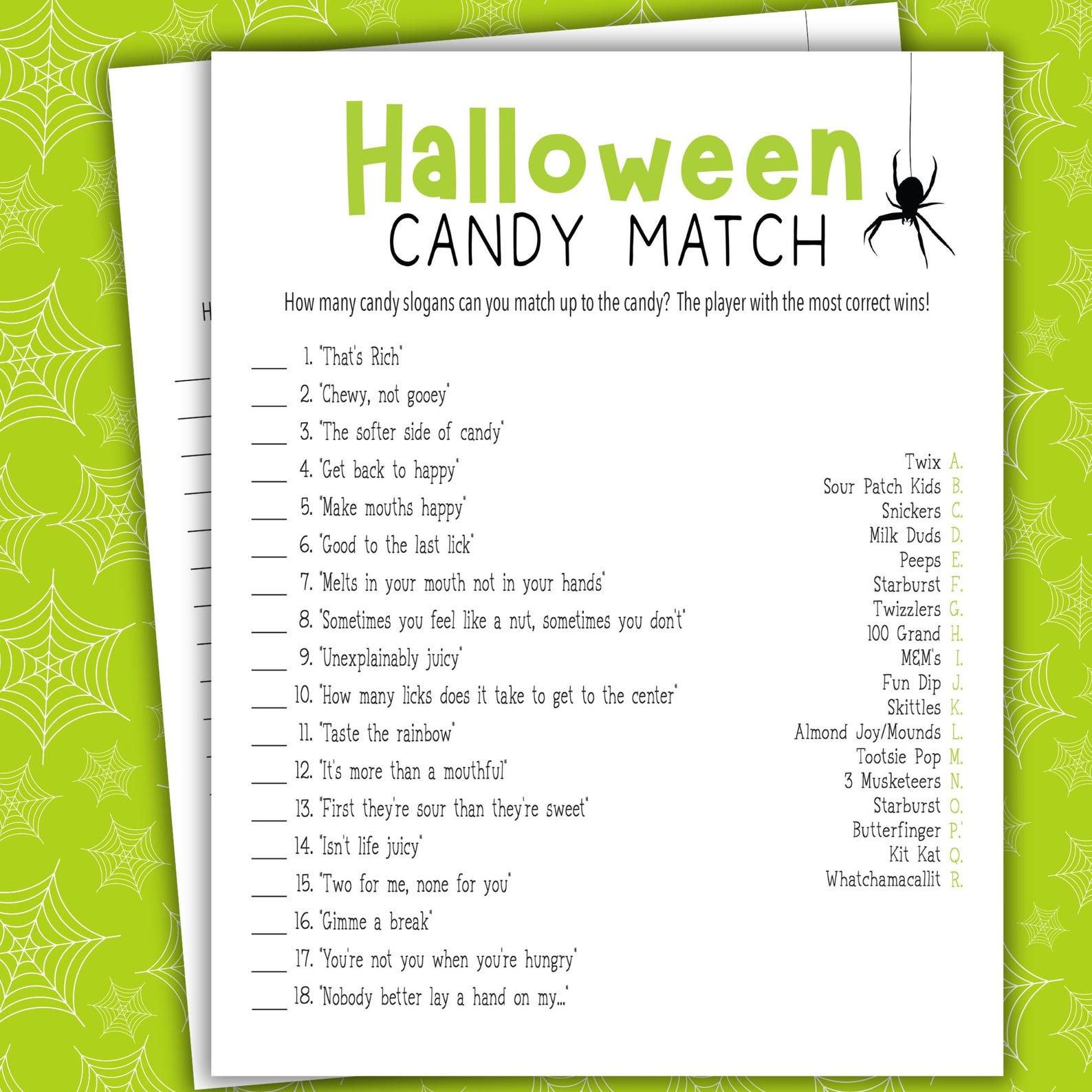Halloween Printable Game Bundle | Halloween Riddles | Guess the ...