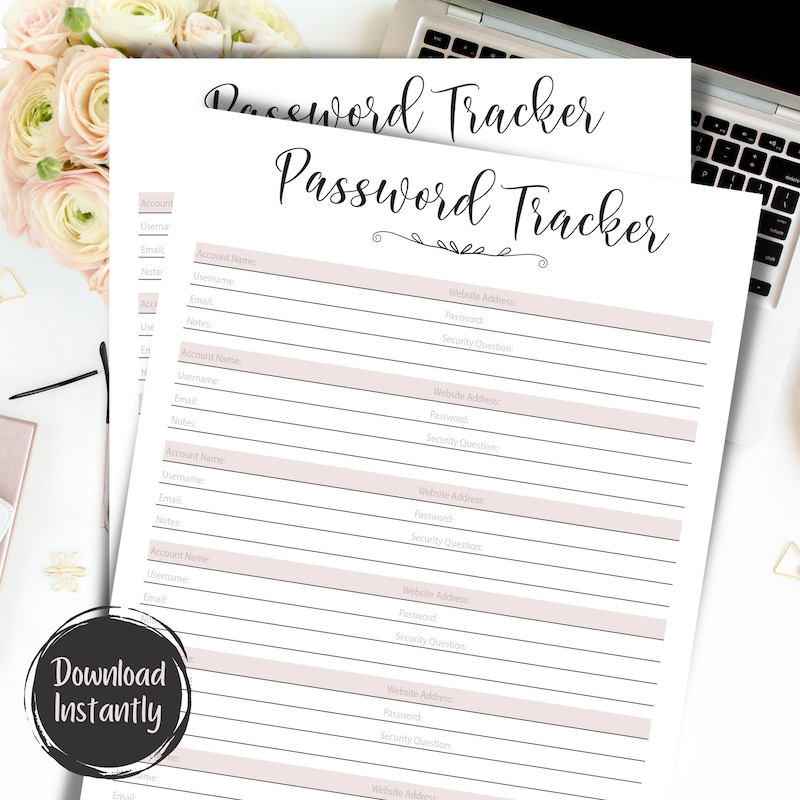 Password Notebook - Etsy