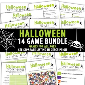 Halloween Guess the Movie Game | Printable Halloween Party Game ...