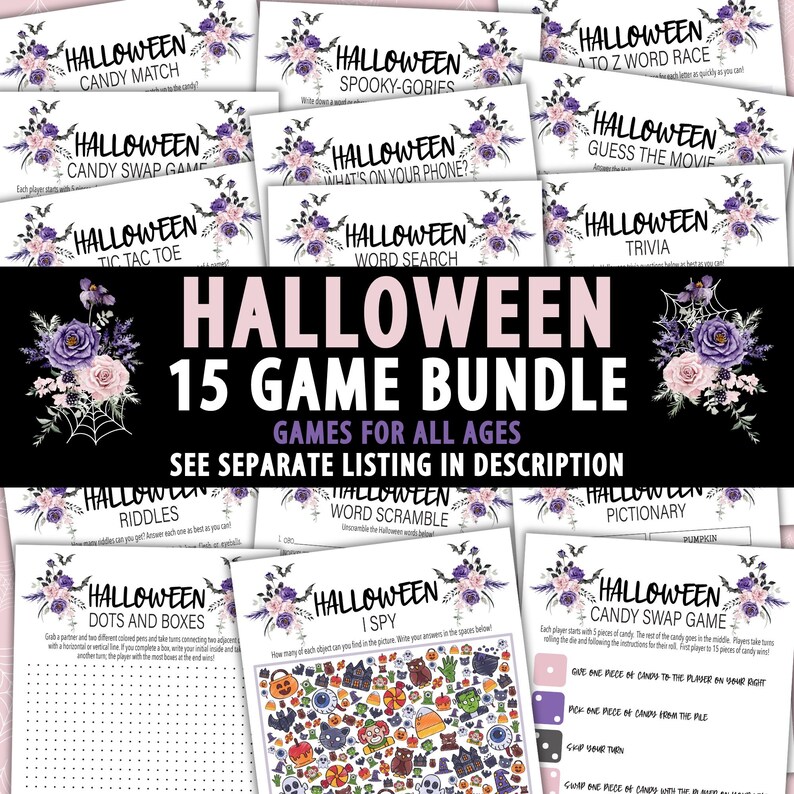 Spooky Halloween Trivia Game | Printable Halloween Party Game ...