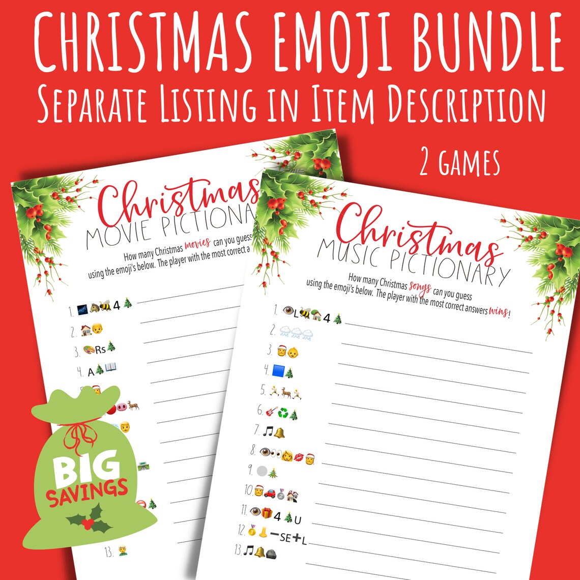 Christmas Printable Games Would You Rather Christmas Games Christmas ...