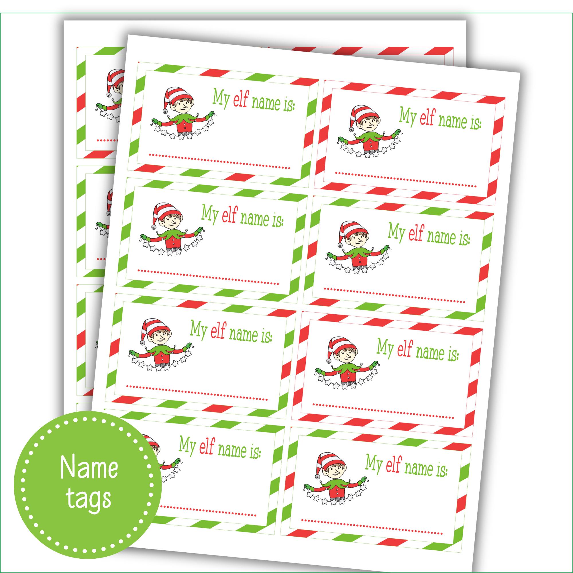 Christmas What's Your Elf Name Office Party Christmas Elf Name Game ...