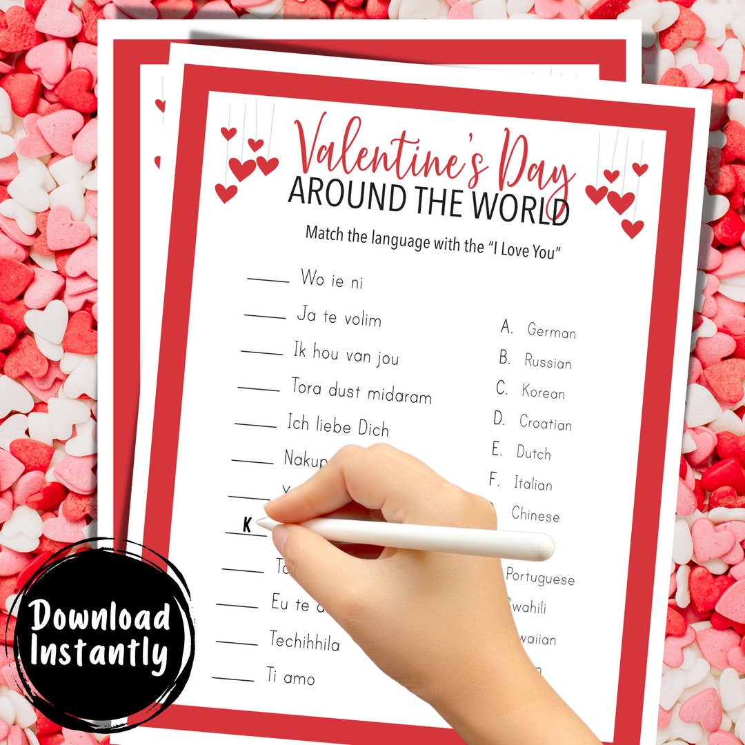 Around the World Game for Office Party | I Love You Around the World ...