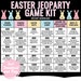 Easter Jeopardy Game Easter Family Game Printable Easter Party Game ...