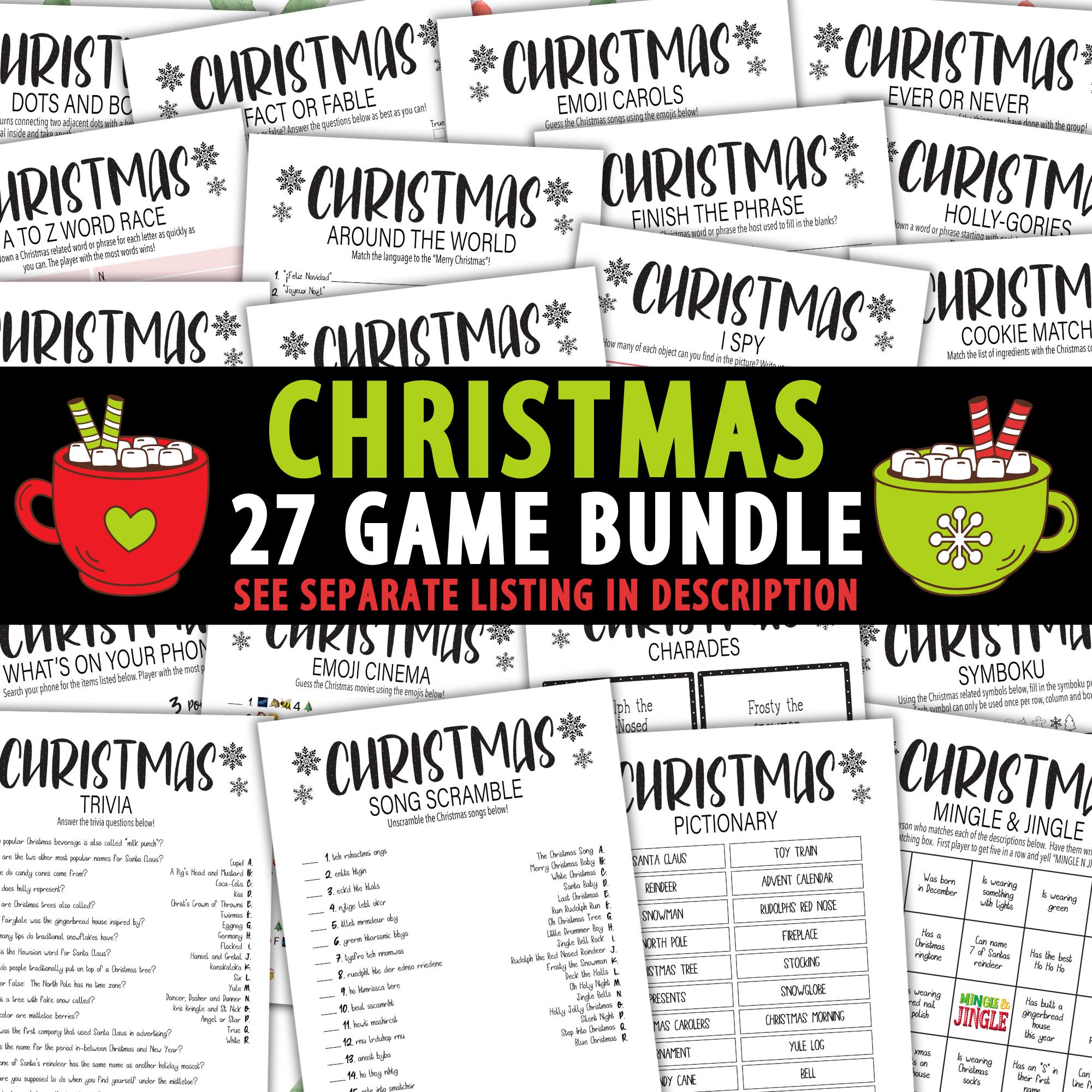 Christmas Have You Ever Questions | Christmas Gathering Game Night ...
