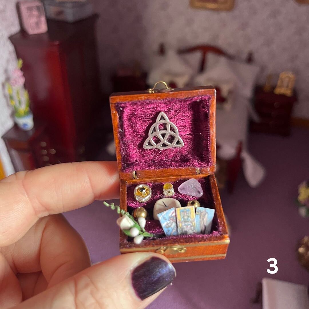 Miniature Witchcraft Kit // 1:12th Scale Witch // Haunted - Etsy