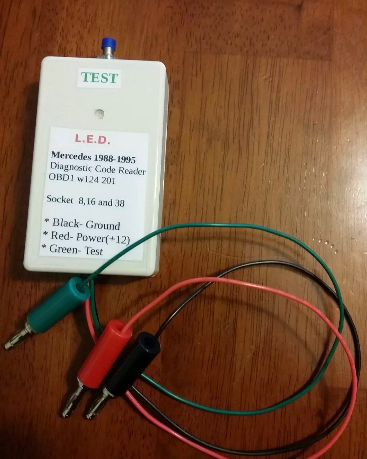 Mercedes Diagnostic Code Reader Tool OBD1 W124, W126, W140, R129 E320 ...