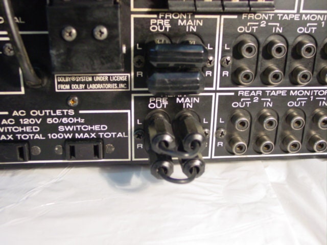 Marantz, Pioneer, NAD, ADCOM, Mcintosh Pre/amp Pre OUT / Main in Jumper ...