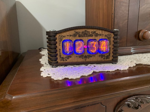Beautiful Handmade Nixie IN-12 Clock Time Date NEW | Etsy