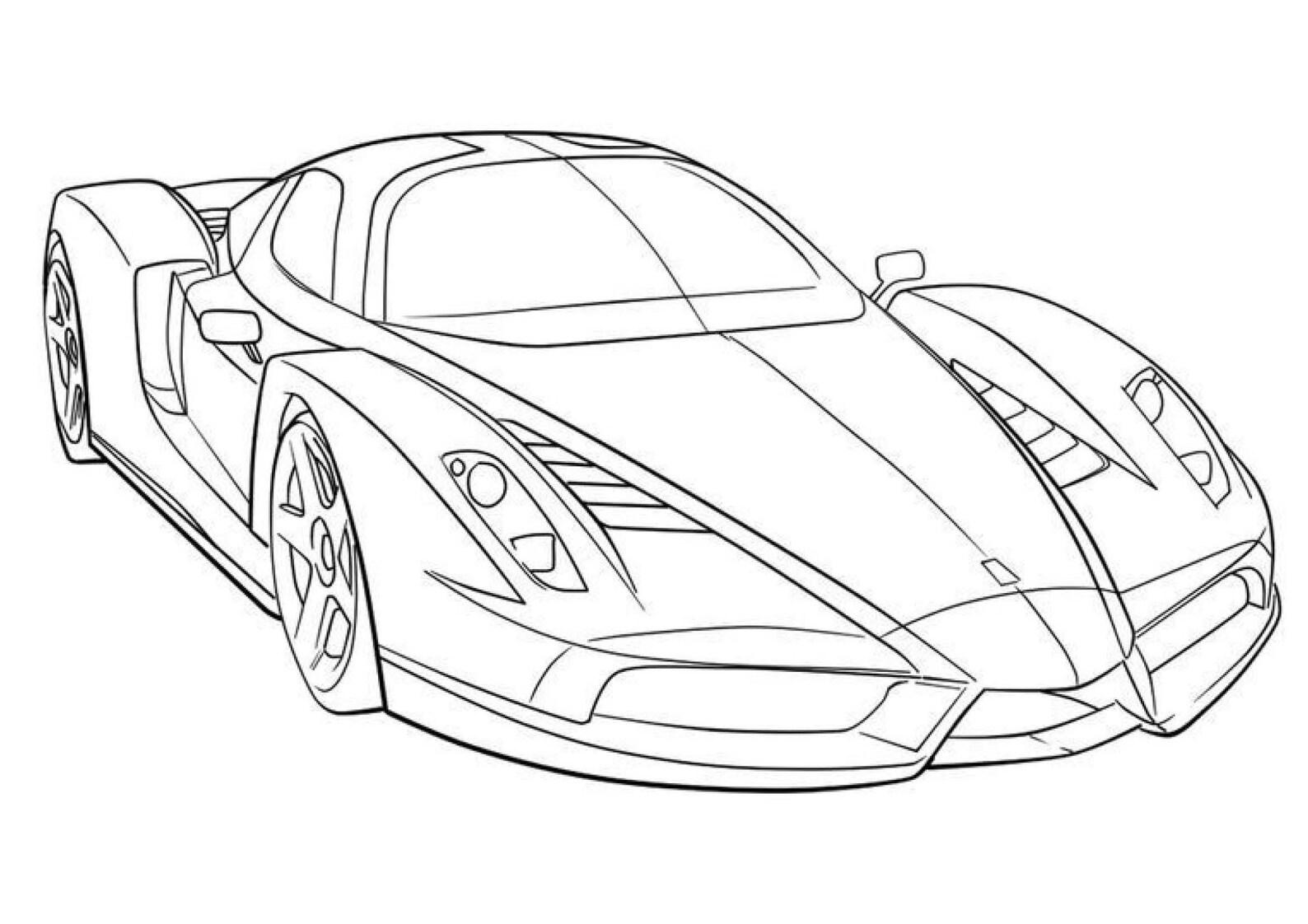 COLORING BOOK PAGES Car Coloring Book Digital Cars Oceans Etsy