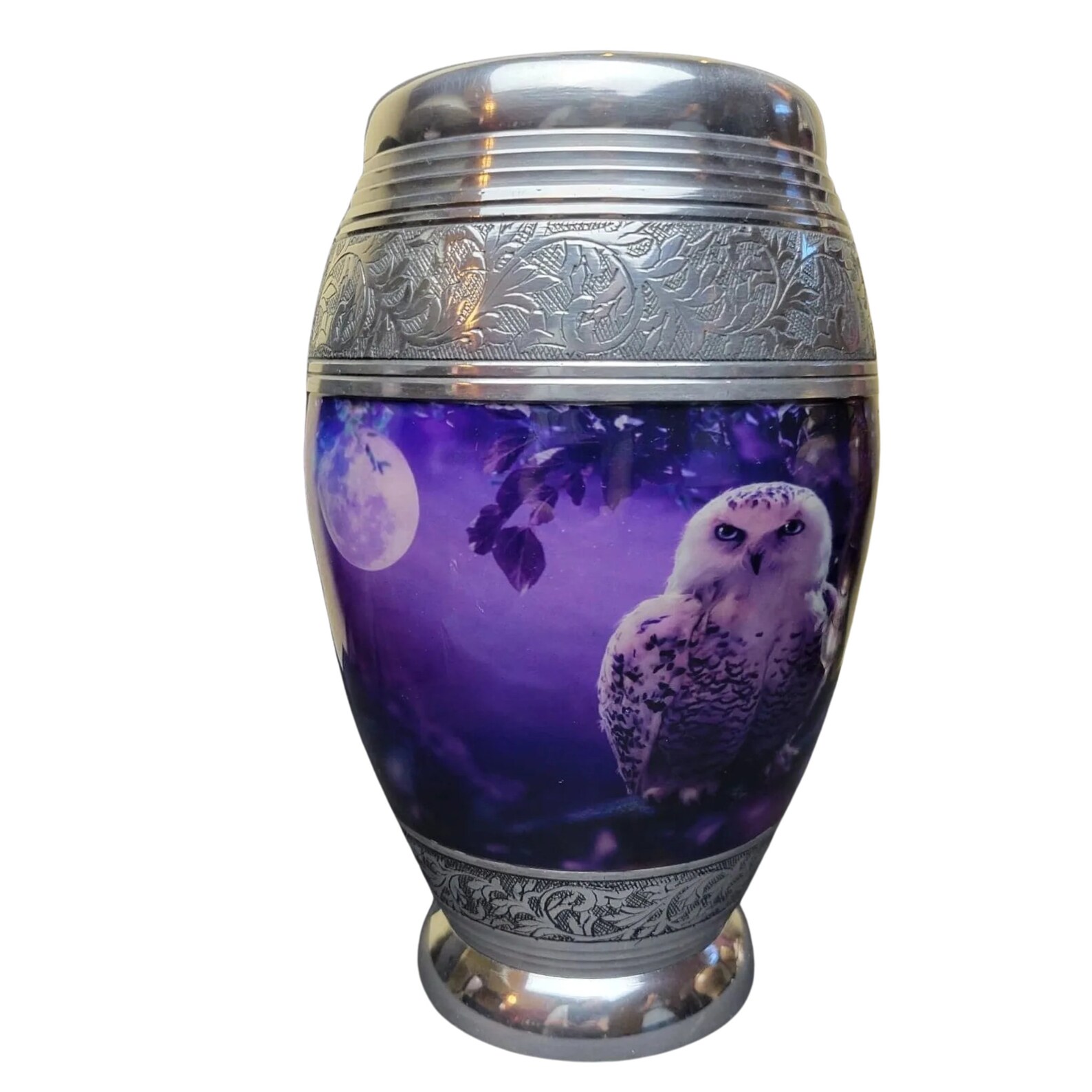 Peaceful Night Owl Urn for Human Ashes Night Owl Keepsake - Etsy