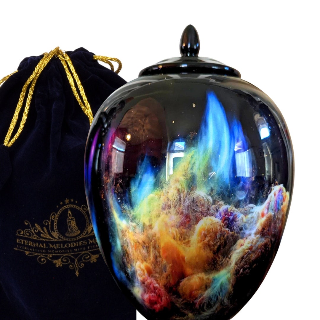 Nebula Cloud Urn for Human Ashes: Galaxy Space Memorial - Etsy