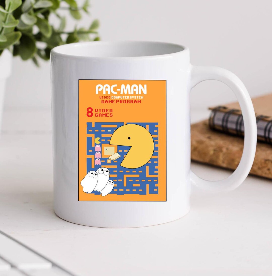 Pac Man 15 Ounce Mug - Etsy