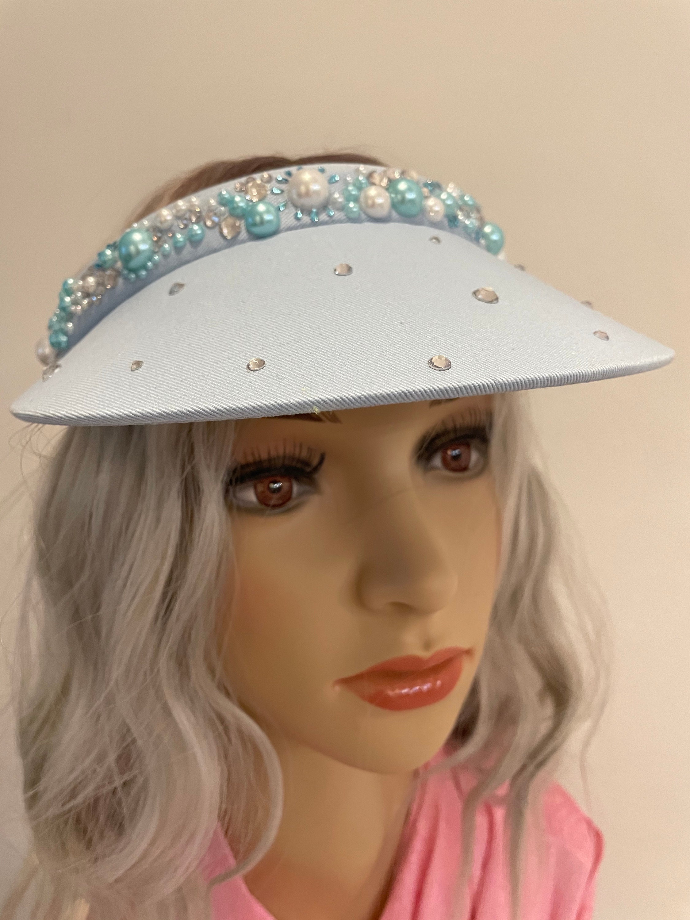 Unique Embellished Visors/golf/tennis/sun - Etsy UK