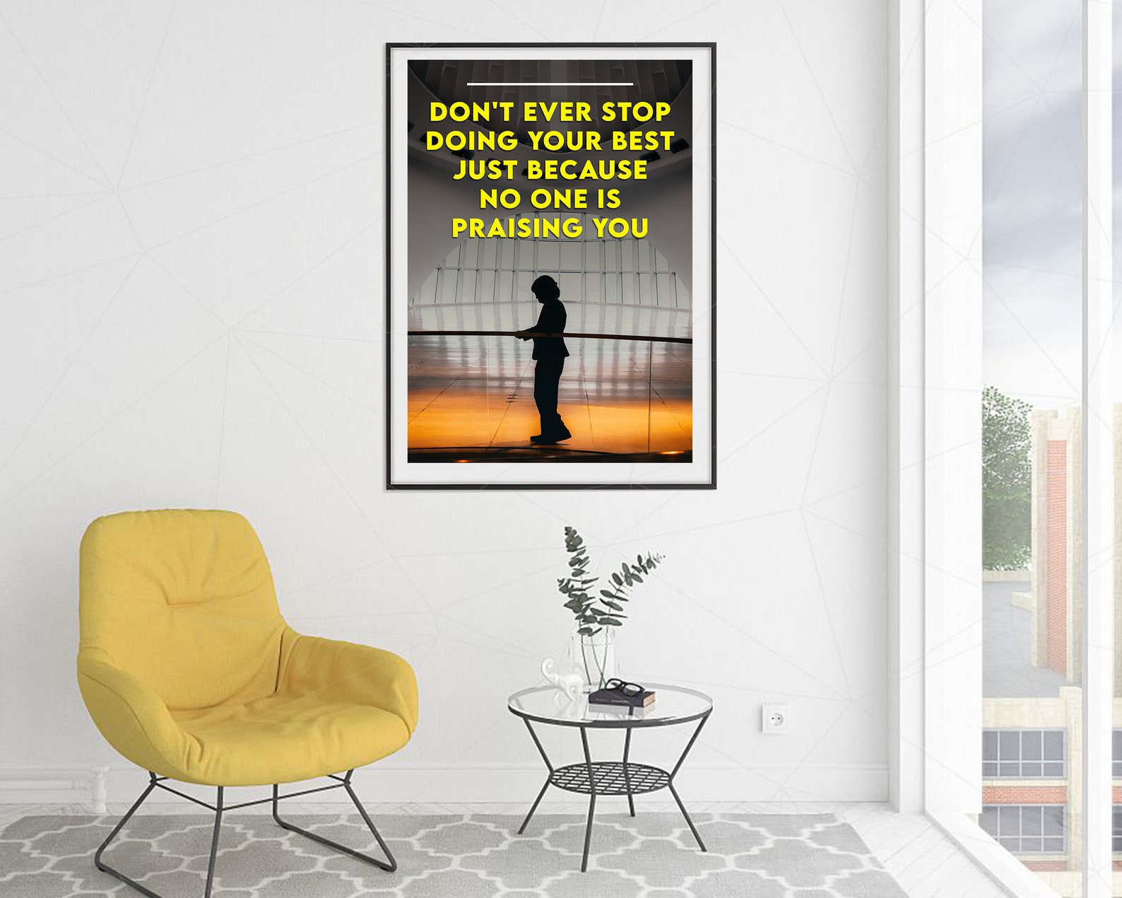 Decoración motivacional e inspiradora de la pared Esta es una | Etsy