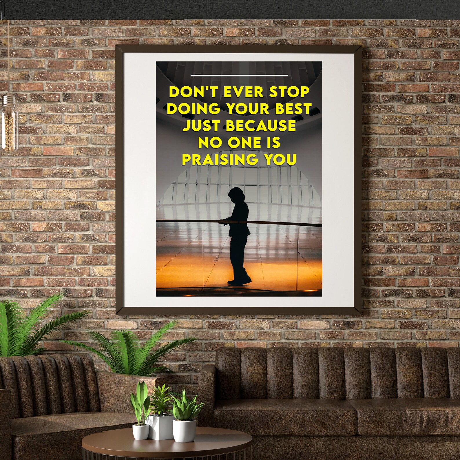 Decoración motivacional e inspiradora de la pared Esta es una | Etsy