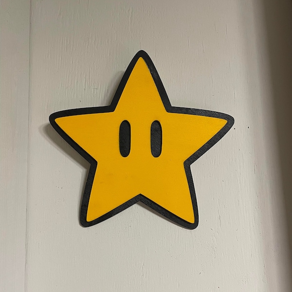 Mario Power Star - Etsy