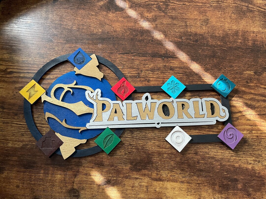 Palworld Themed Sign - Etsy