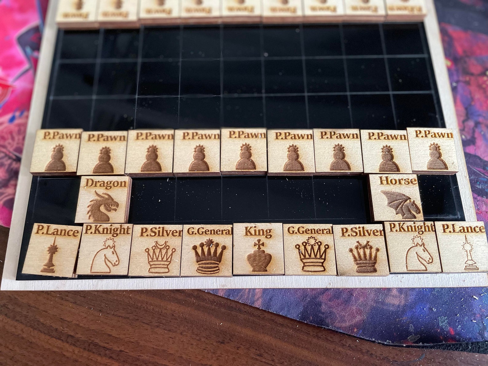 English Translated Shogi Board - Etsy