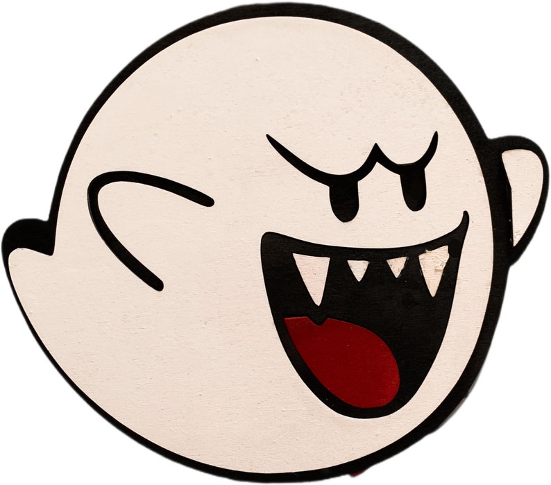 Super Mario Boo Wall Mount Etsy