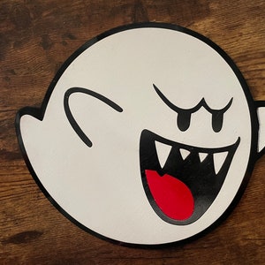 Super Mario Boo Wall Mount - Etsy