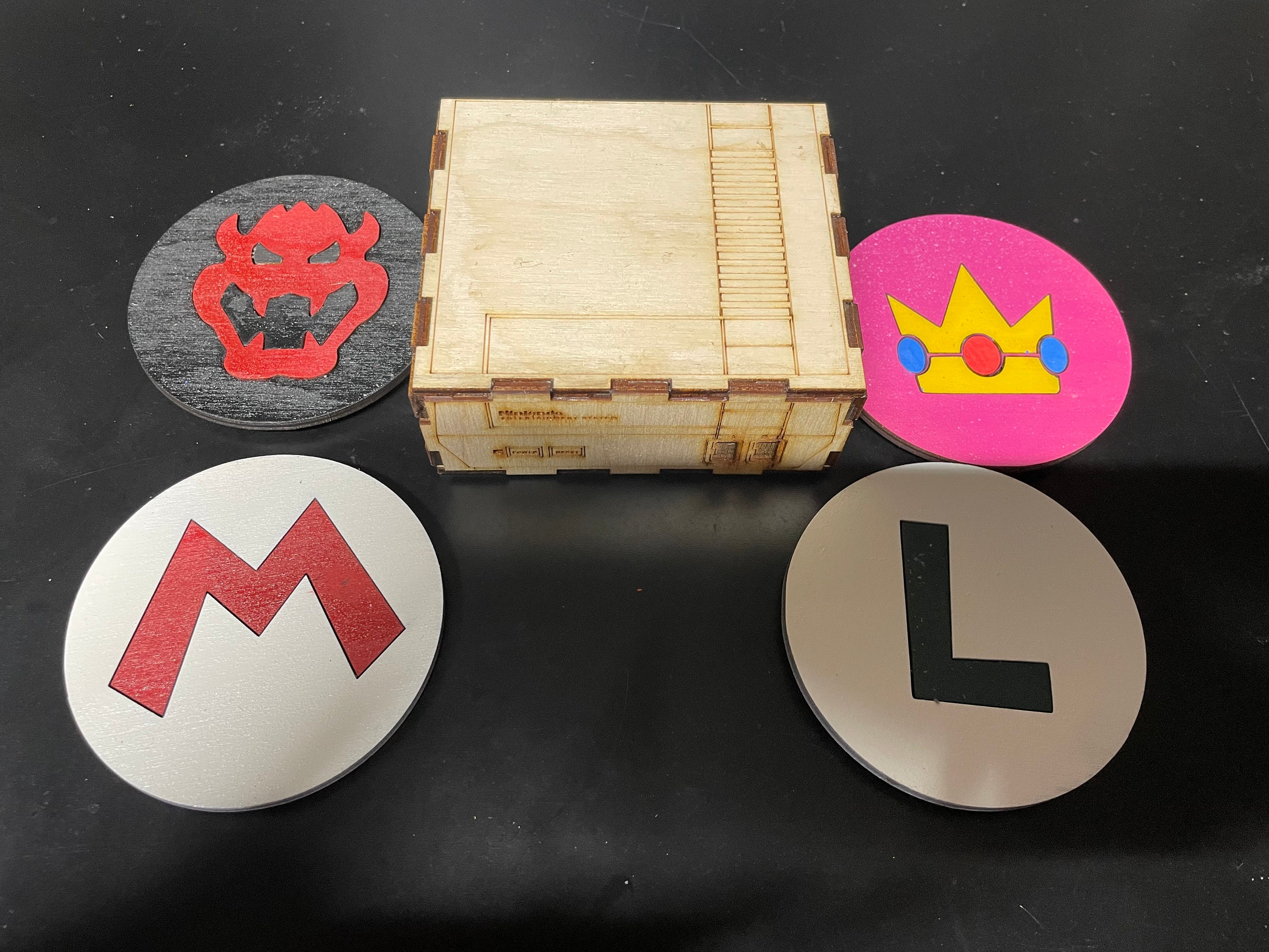 Super Mario Themed Coasters - Etsy