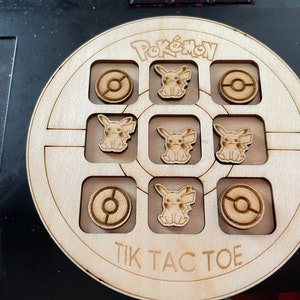 DIY Pokemon Tic-tac-toe Game - Etsy