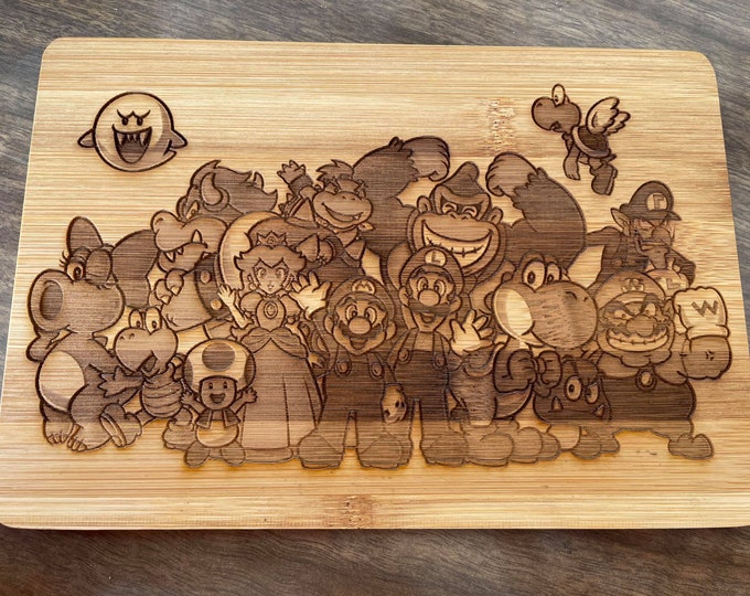 8-bit Cutting Board - Etsy