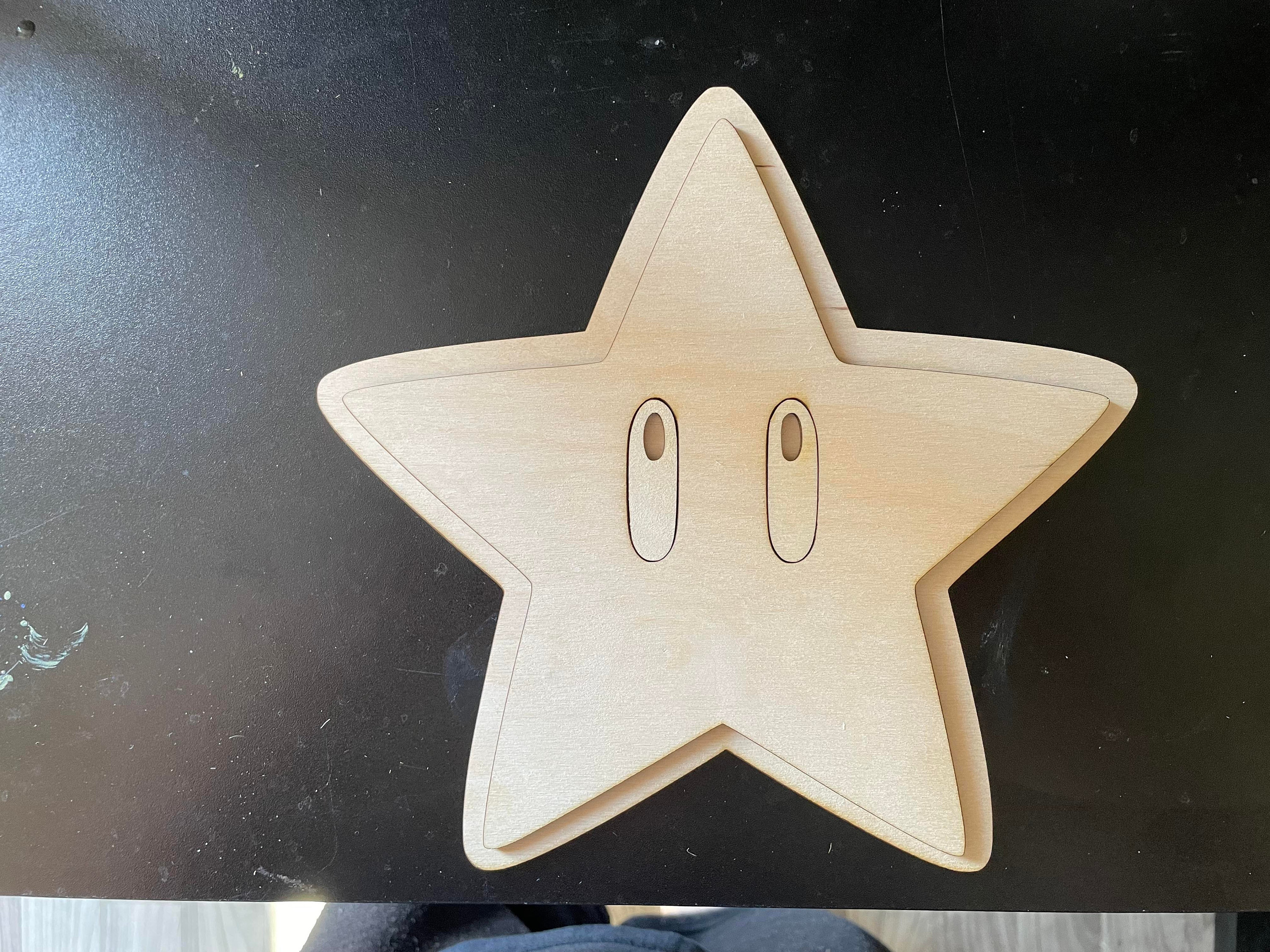 Super Mario Power Star Wall Mount - Etsy