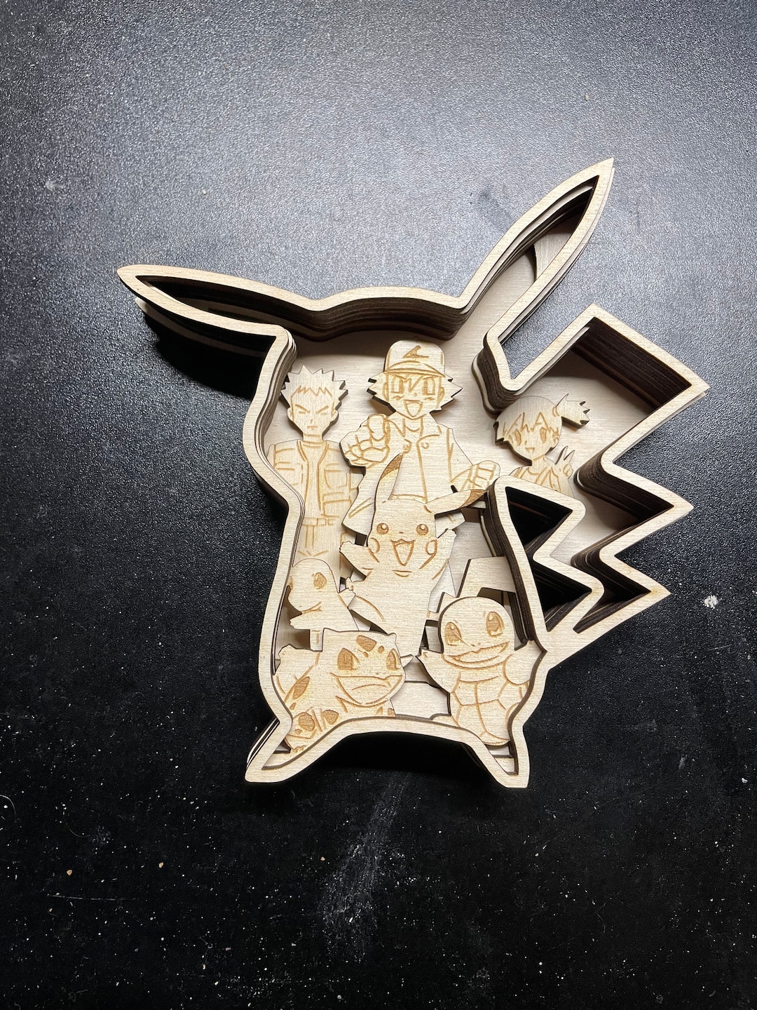 Multiple Layered Pokémon Themed Art Piece - Etsy