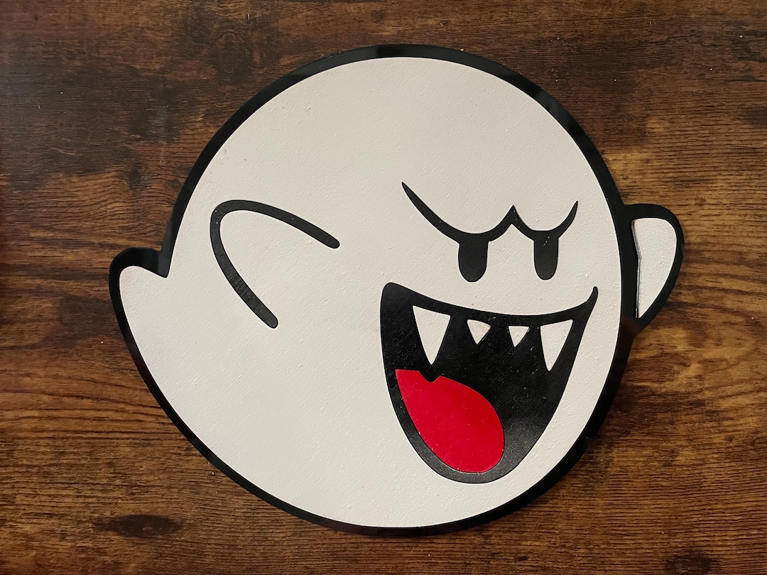 Super Mario Boo Wall Mount - Etsy