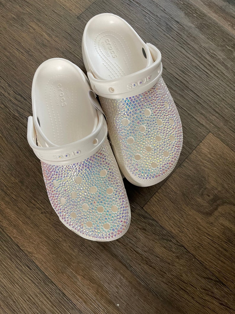 Wedding Shoes Luxury Clogs Bedazzled Bridal Accessory - Etsy