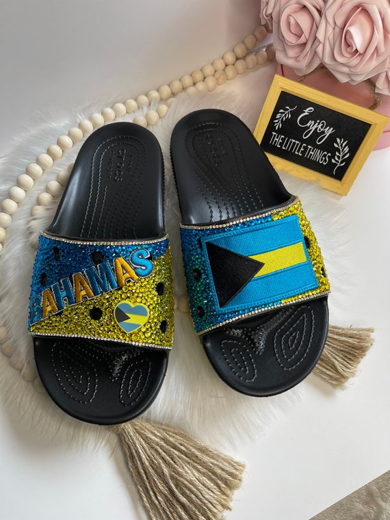 Bling Slides/bedazzled Clogs/slide Sandals/bling Sandals/bling - Etsy